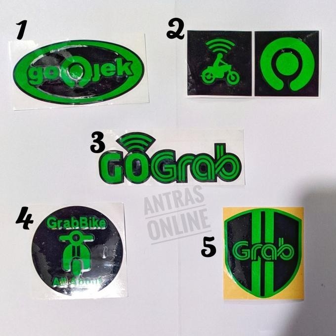 Jual Cutting Sticker Logo Gojek Baru Stiker Motor Helm Mobil | Shopee ...