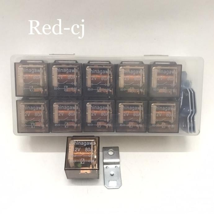 Jual Relay 4 Kaki 12 Volt 80 Ampera Klakson Atau Alarm,Lampu Dll ...