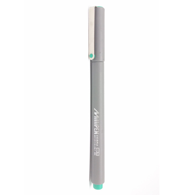 Jual Milli Pen Pulpen Zebra 0.1 Marking Green / Hijau | Shopee Indonesia