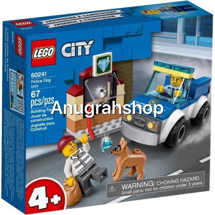 Jual LEGO 60241 CITY Police Dog Unit - Blocktopia | Shopee Indonesia