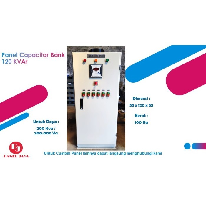 Jual PANEL KAPASITOR BANK 120 KVAR (PANEL CAPACITOR BANK PERBAIKAN COSPHI) | Shopee Indonesia