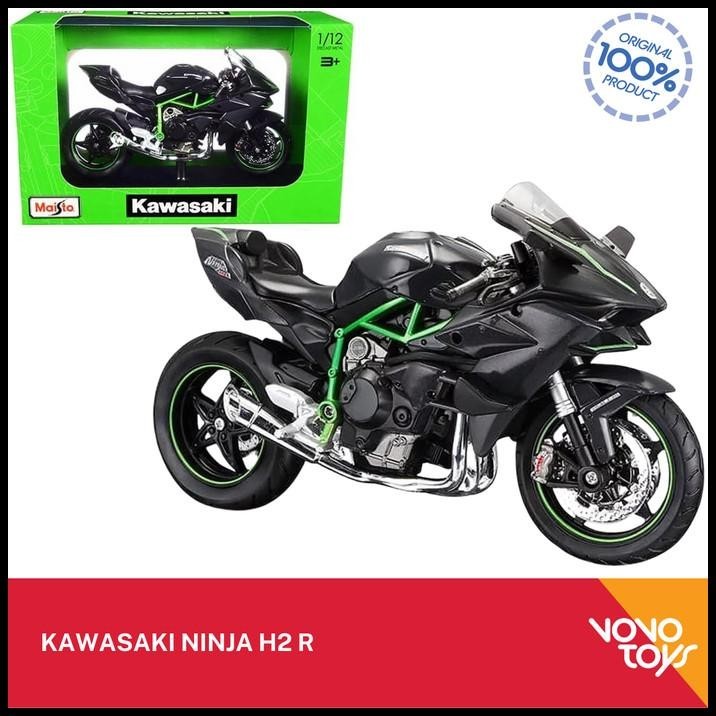 Jual Maisto 1/12 Kawasaki Ninja H2 R Black | Shopee Indonesia