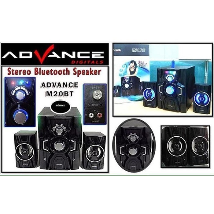 Jual Advance M20 Bt Speaker 2.1 Multimedia Usb Fm Rado Bluetooth | Shopee Indonesia
