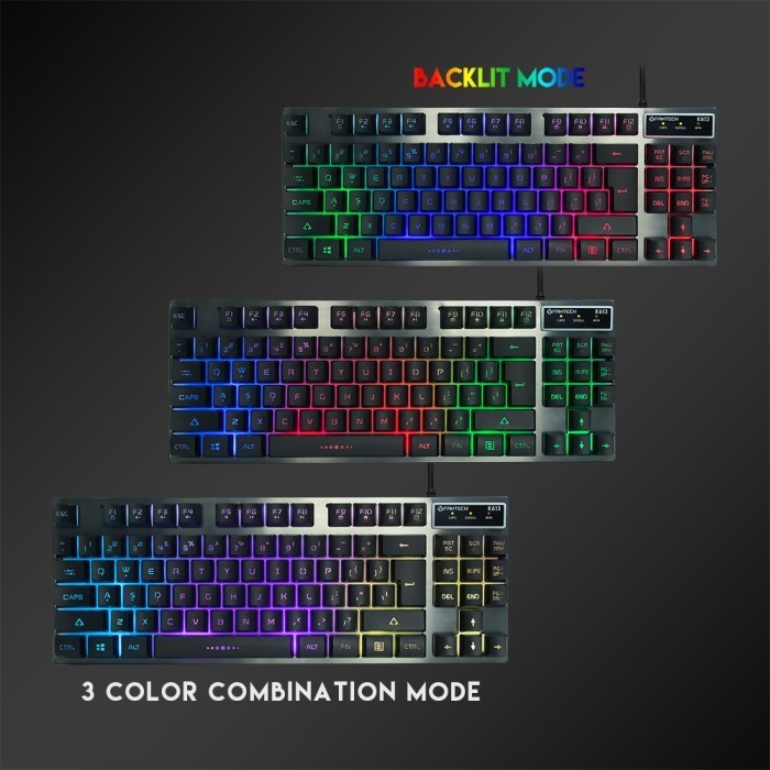 Jual Fantech K613 Fighter Tkl Ii Edition Gaming Keyboard Rgb Garansi ...