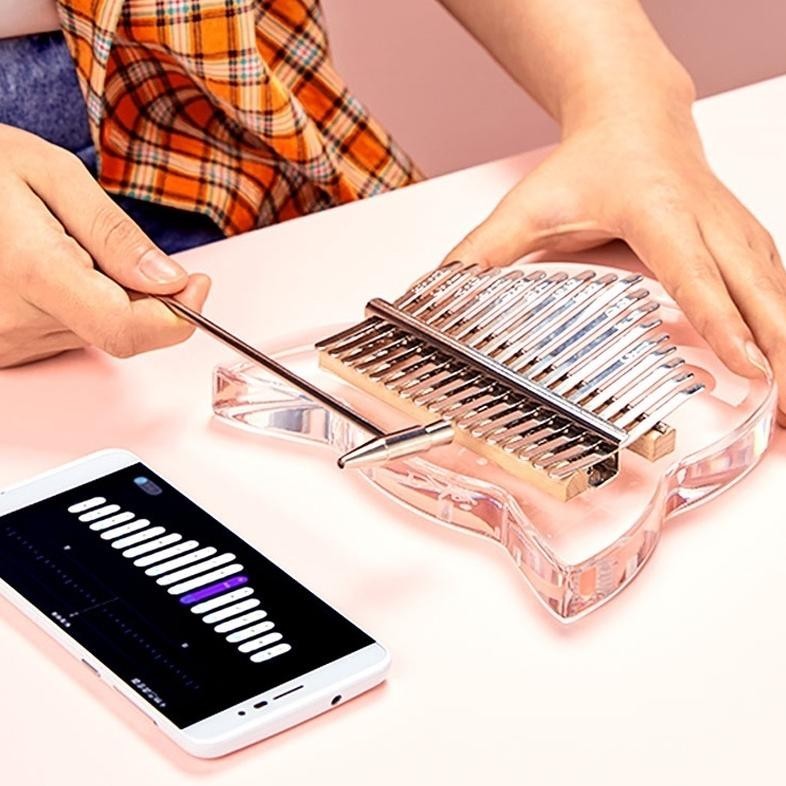 Jual df-8 Alat Musik Kalimba 21 keys Acrylic BONUS Tas / Kalimba 17 Key ...