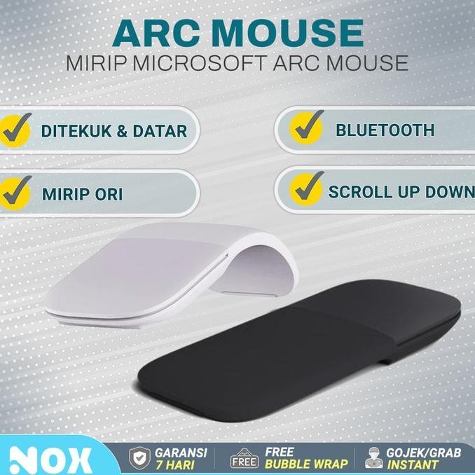 Jual Microsoft Arc Mouse Surface mirip ORI wireless koneksi bluetooth ...