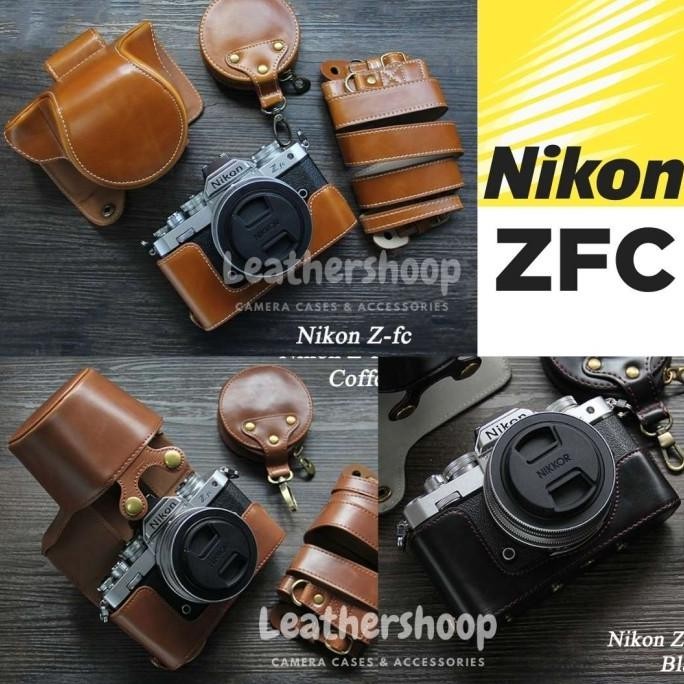 Jual Leather Cover Premium Nikon ZFC Z-FC Case Bag Pelindung Full Body ...