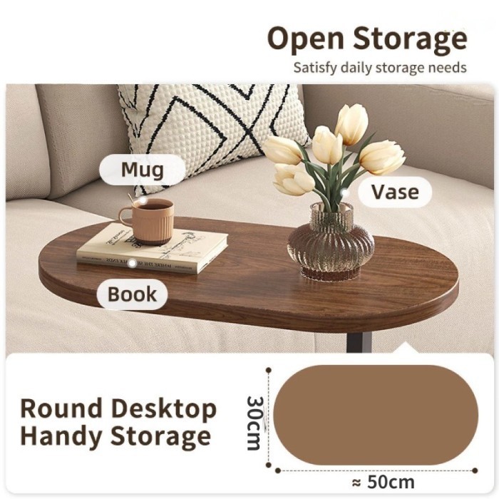 Jual Meja Teh Tipe C /Meja Belajar Portable /Meja Samping Tempat Tidur ...