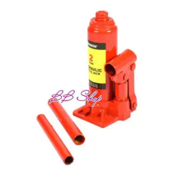 Jual Terbagus Krisbow Dongkrak Botol 2 Ton / Hydraulic Bottle Jack 2 ...