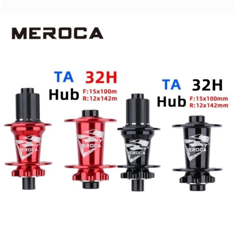 Jual Premium Meroca Hub Freehub TA Thru Axle Hub Sepeda 5+2 Bearing 6 ...