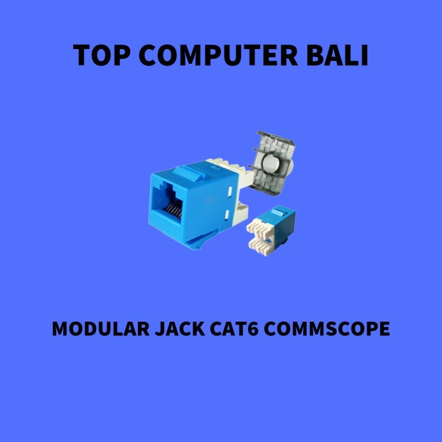 Jual Modular jack RJ45 Cat 6 COMMSCOPE | Shopee Indonesia