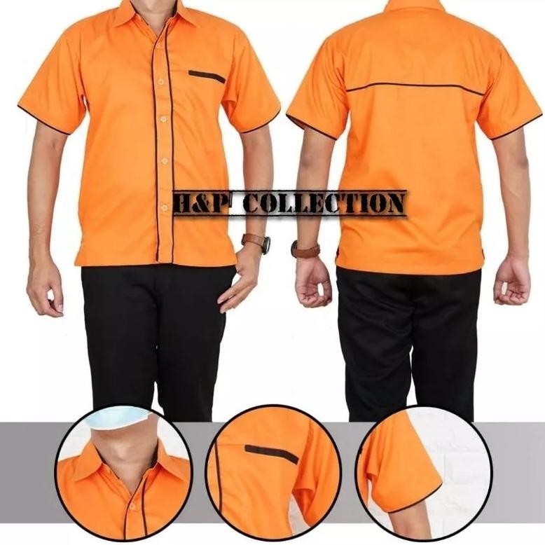 Jual ORIGINAL Enzino Baju Kerja , Baju OB , Baju Cleaning Service ...