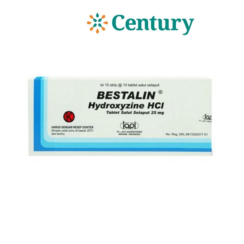 Jual BESTALIN 25 MG 1 STRIP 10 TABLET / OBAT ALERGI | Shopee Indonesia