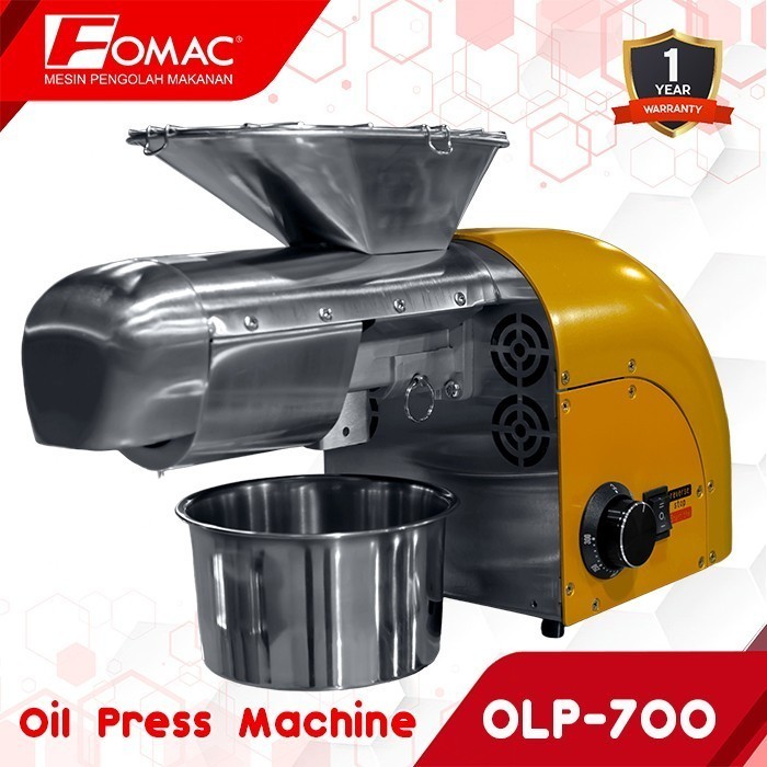 Jual monggo] Oil Press Machine FOMAC OLP-700 Mesin Peras Minyak Biji ...