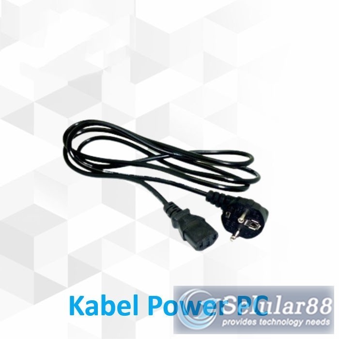 Jual Kabel Power Komputer Cable PowerCord Kualitas Tebal Bagus ORIGINAL ORI | Shopee Indonesia