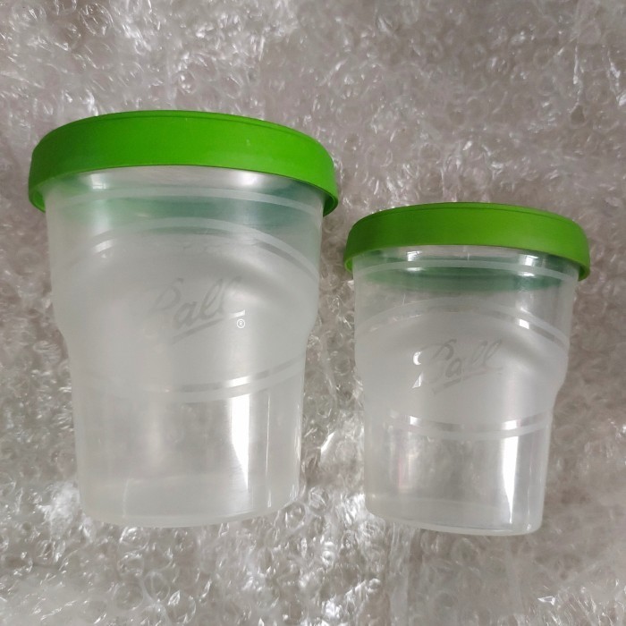 Jual BALL MASON JAR - Plastic Freezer Jars 16oz / 473ml botol gelas ...
