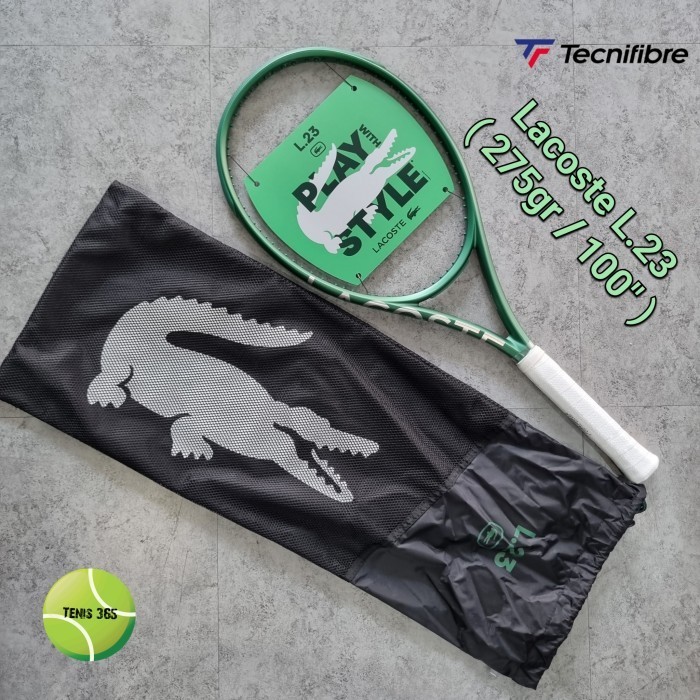 Jual Raket Tenis LACOSTE L23 L ( 275gr / 100" ) | Shopee Indonesia