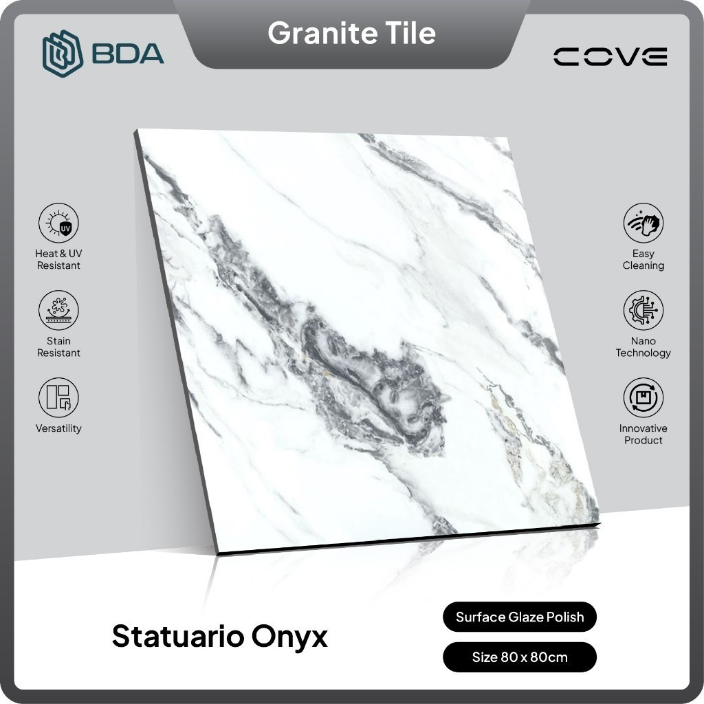 Jual BDA Granite Tile Granit 80x80 Keramik Lantai Keramik Dinding ...