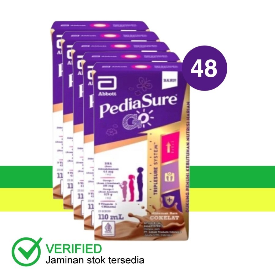 Jual PEDIASURE Go Triplesure Cokelat Susu UHT 110 ml - Karton | Shopee Indonesia