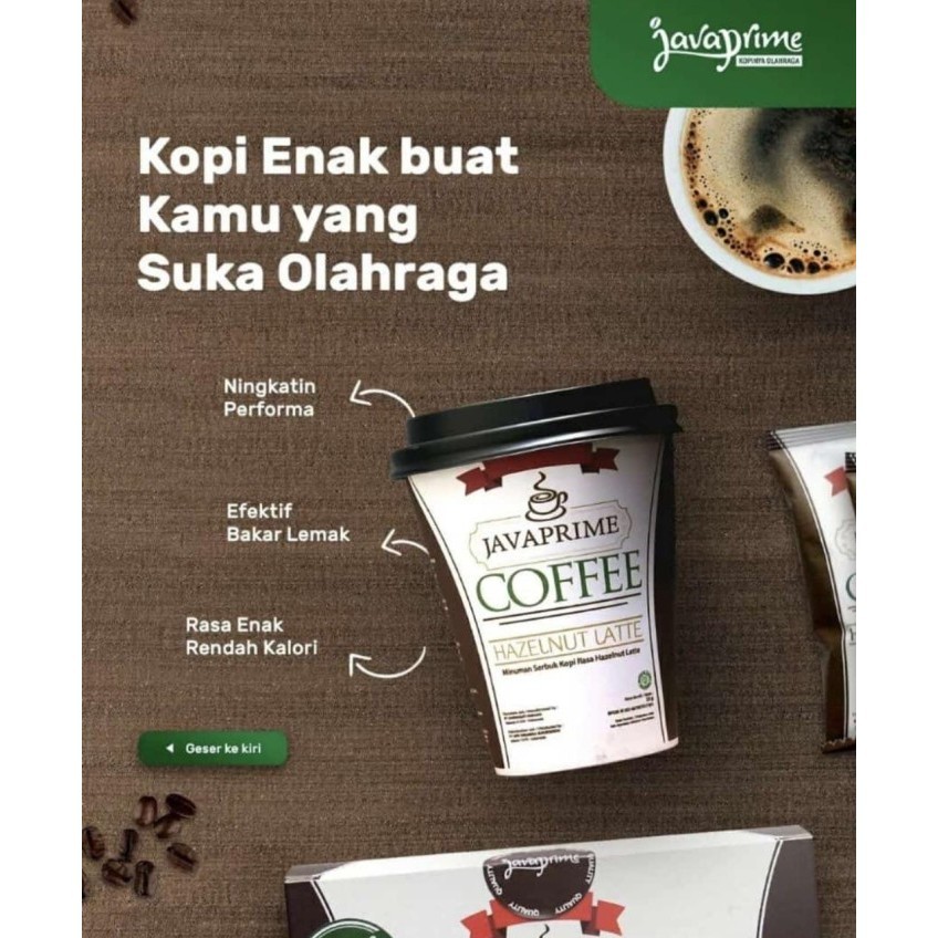 Jual Java Prime Coffee 300 Grams 12 Sachets / Carnitine Diet Javaprime ...