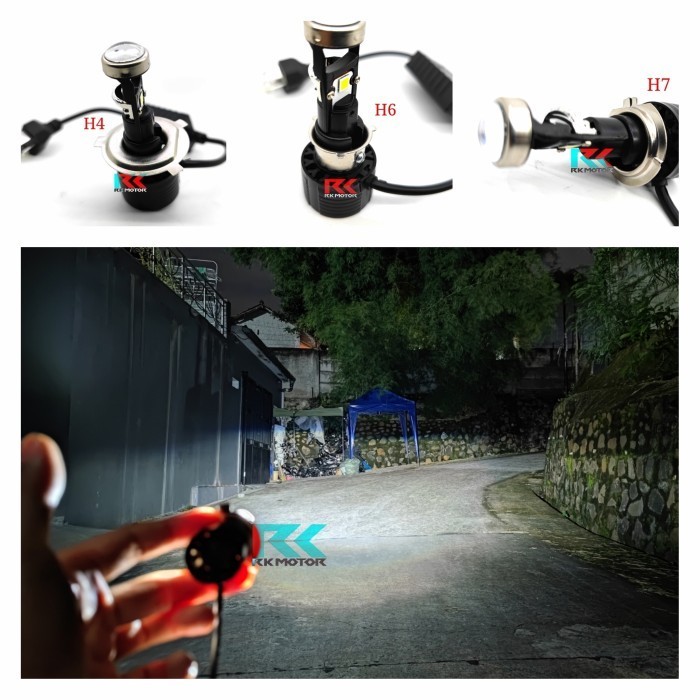 Jual Lampu Projie Motor Bebek Matik Led Projector Mini Luminos Mp1S H6 ...