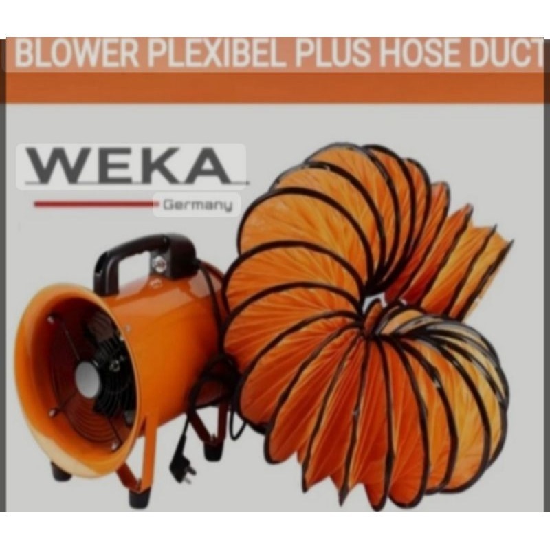 Jual KIPAS PORTABLE VENTILATOR BLOWER 12 inch + selang flexible 10 ...