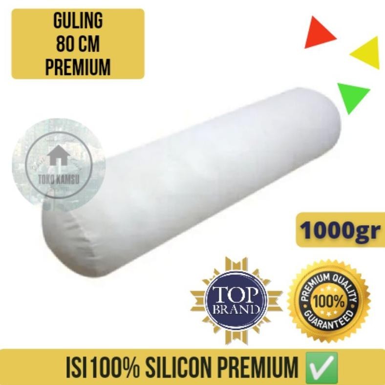Jual Dvc-78 Guling Silicon Isi 900Gr Panjang 80Cm Putih Polos / Guling ...