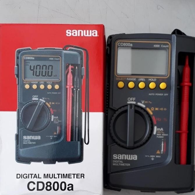 Jual Sanwa Digital Multitester / Multimeter Cd800A / Avometer Cd 800 A ...