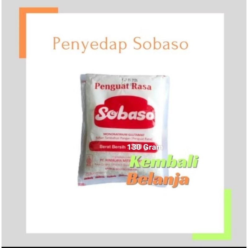Jual Penguat Rasa Sobaso 130 Gram/ Msg Sobaso/ Micin/ Mecin/ Penyedap ...