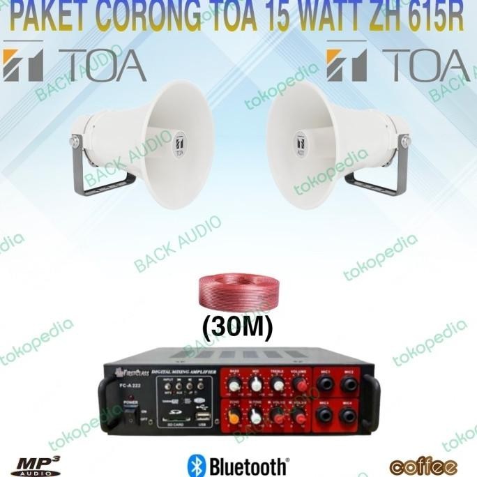 Jual Jual! Paket Sound Outdoor 2 Corong Toa 15W Paket Komplit Masjid Dan Musholla | Shopee Indonesia
