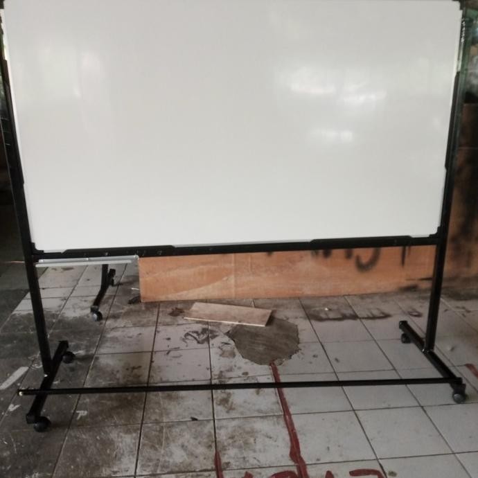 Jual Jual Papan Tulis Whiteboard Standing Ukuran 90X160 | Shopee Indonesia