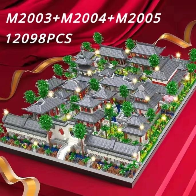 Jual Chinese Architecture Nano Balok Garden Cina Building Micro ...