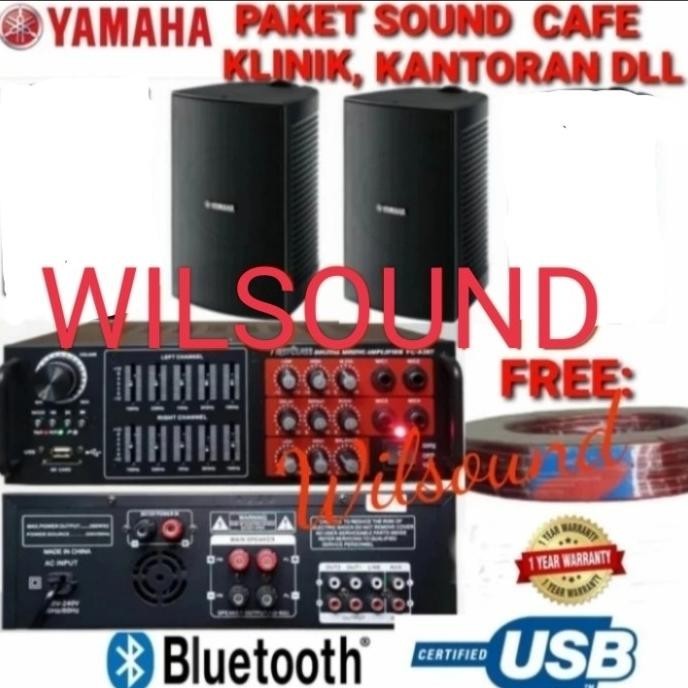 Jual Jual! Paket Sound System Cafe Restoran Klinik Kantor Rumahan Yamaha 2 Pcs | Shopee Indonesia