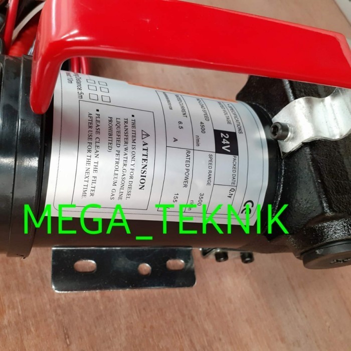 Jual Pompa Oli Pompa Minyak Cairan Kental Pompa Dc 24 Volt Untuk Solar ...