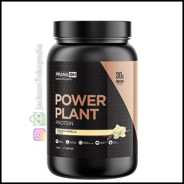 Jual Prana On Power Plant French Vanilla 1.2Kg Susu Protein Powder ...
