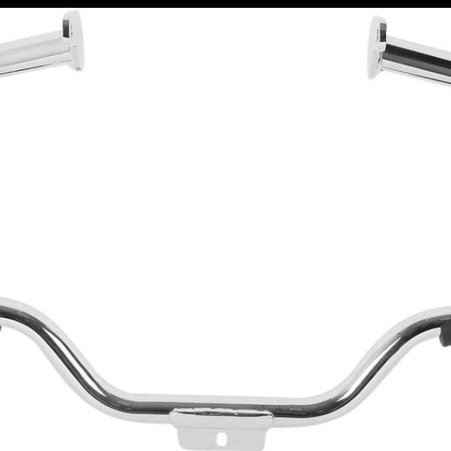 Jual Chrome Mustache Engine Guard Bar For Harley Softail Flstc Fatboy ...