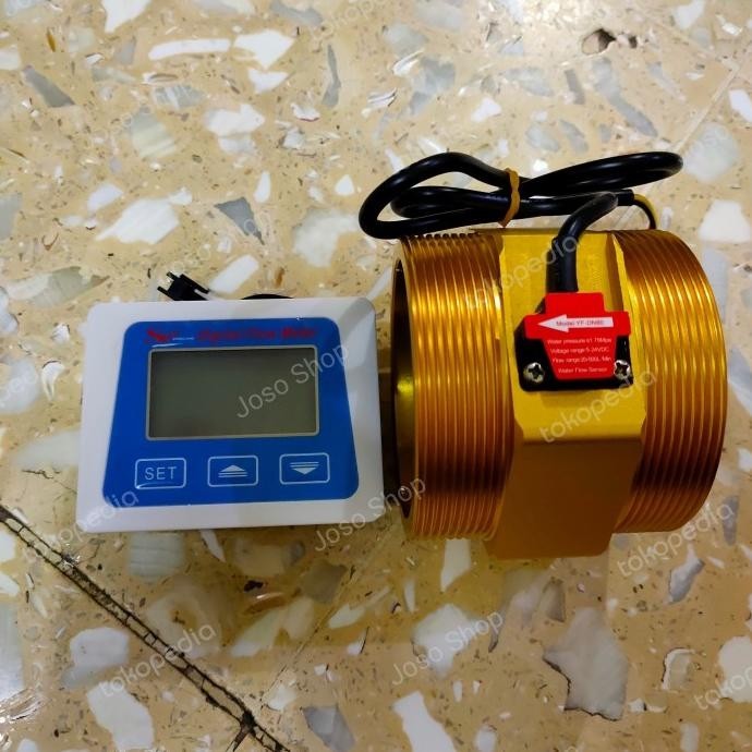 Jual Tersedia Digital Flow Meter Display With Water Sensor 3 Inch Lcd-S ...