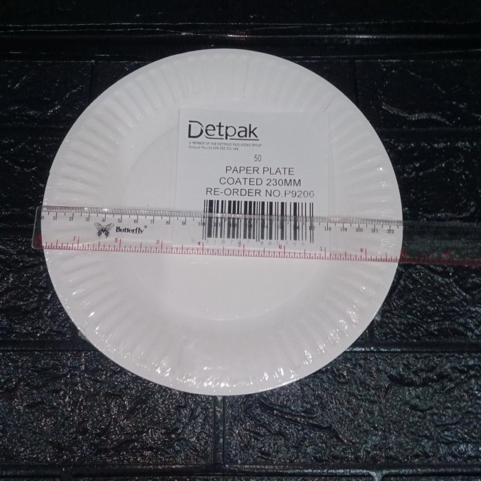Jual Paper Plate Ukuran 9 Inch Jual Per Pack Isi 50 Pcs | Shopee Indonesia