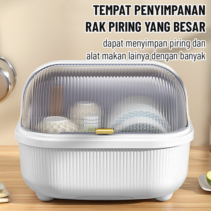 Jual Rak Piring Plastik 5403 Rak Piring Tertutup Tempat Alat Makan ...