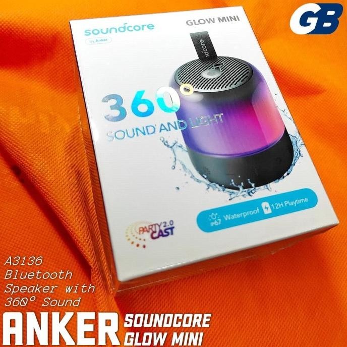 Jual Masih! Anker Soundcore A3136 Glow Mini Led Bluetooth 5.3 Speaker ...