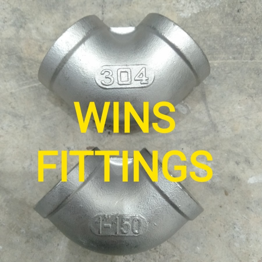 Jual Elbow drat dalam 2-1/2" SS 304 Stainless 2,5" 2,5 inch 150 knee ...