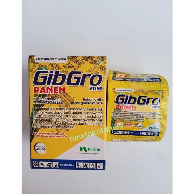 Jual TERBARU - ( 40 sachet ) 1 kotak GIBGRO PANEN 20 SP ZPT gibro panen ...