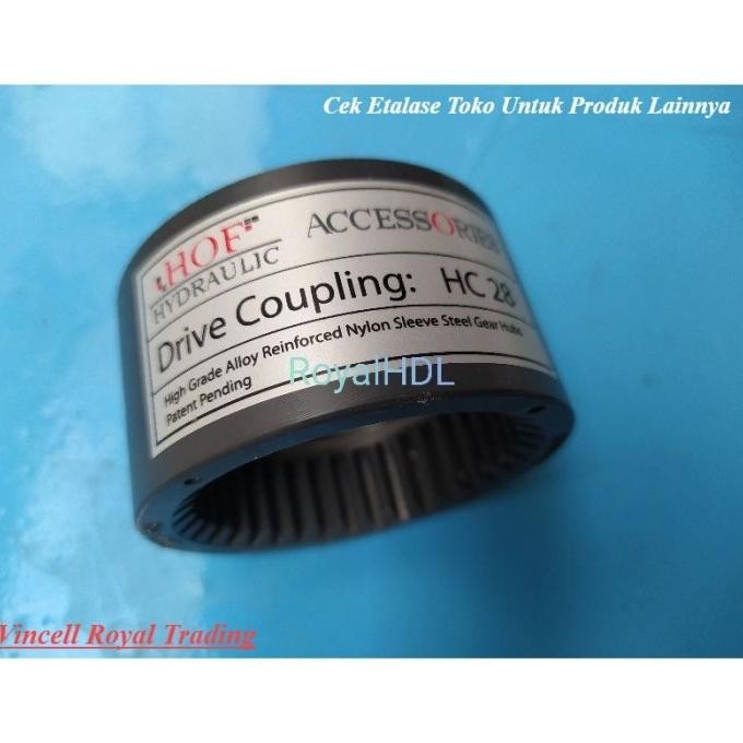 Jual Nylon Sleeve Drive Coupling Hydraulic Hc-28 Hof Copling | Shopee ...