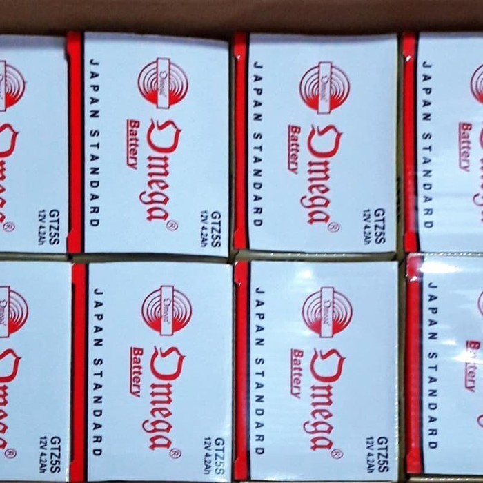 Jual Aki Kering Motor Honda Beat, Vario Gtz5S Omega Garansi 1 Bulan ...