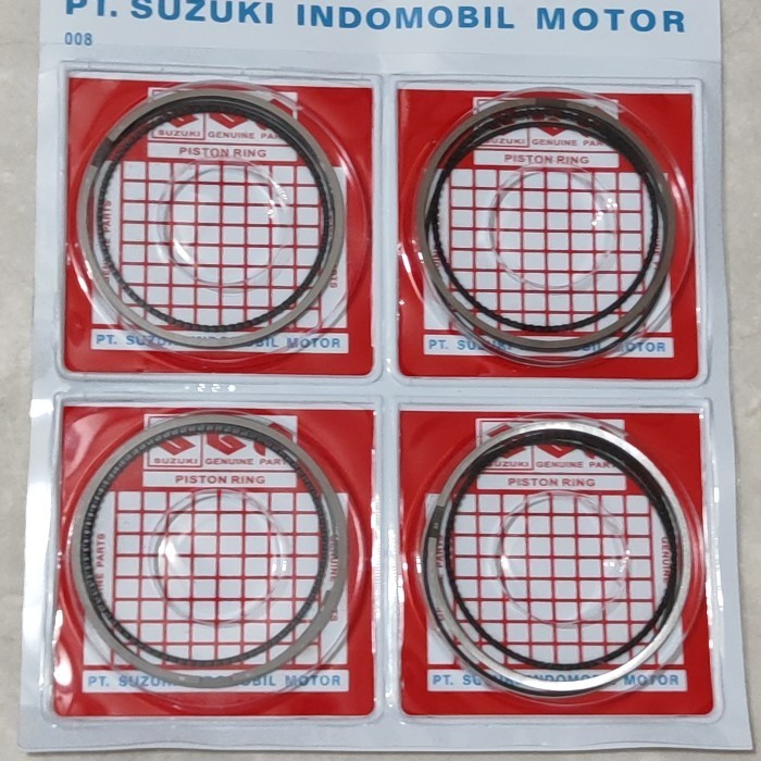 Jual Ring piston seher All New Ertiga, New Carry oversize 050 (harga set) | Shopee Indonesia