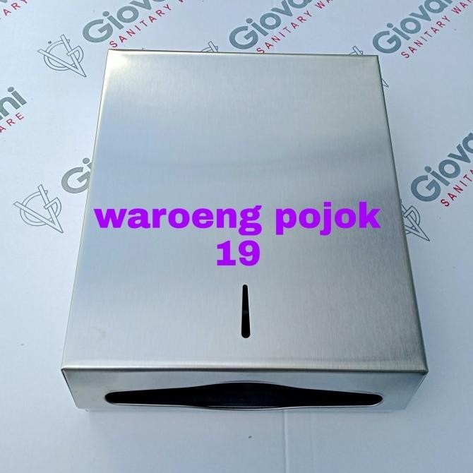 Jual Tempat Tissue Box/Kotak Tissue Stainless Besar Triton-6B | Shopee ...