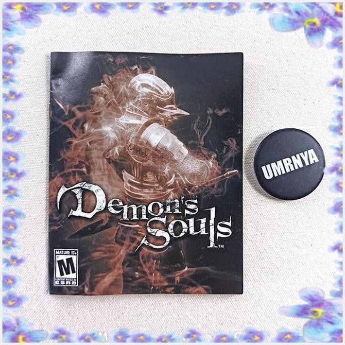 Jual [UMR] MANUAL BOOKLET ORIGINAL DEMON SOULS PS3 DEMON'S GAME PS 3 ...