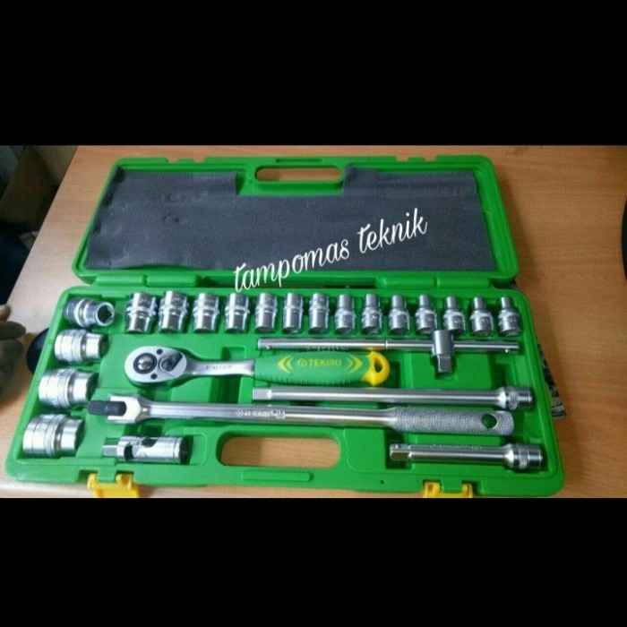 Jual Tekiro Kunci Sok Set 8-32Mm Sok Set Tekiro 24Pcs Box Plastik | Shopee Indonesia