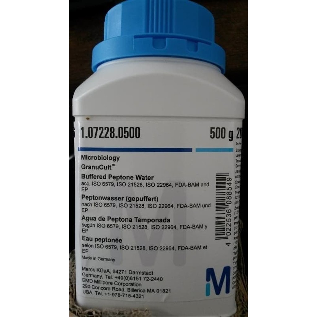 Jual Media Mikrobiology Buffered Peptone water 500 gr, merck 107228. ...