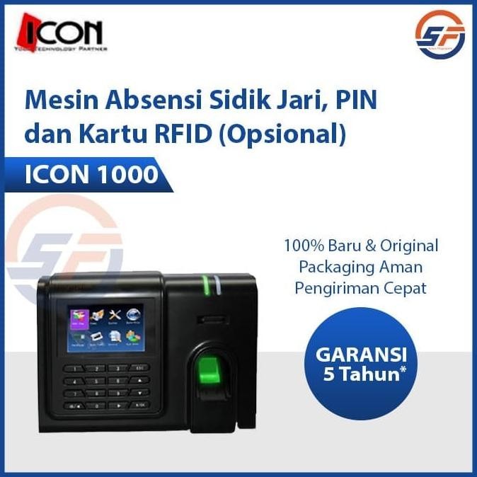 Jual [Ready] Mesin Absensi Sidik Jari Icon 1000 Setara Solution X100C # ...
